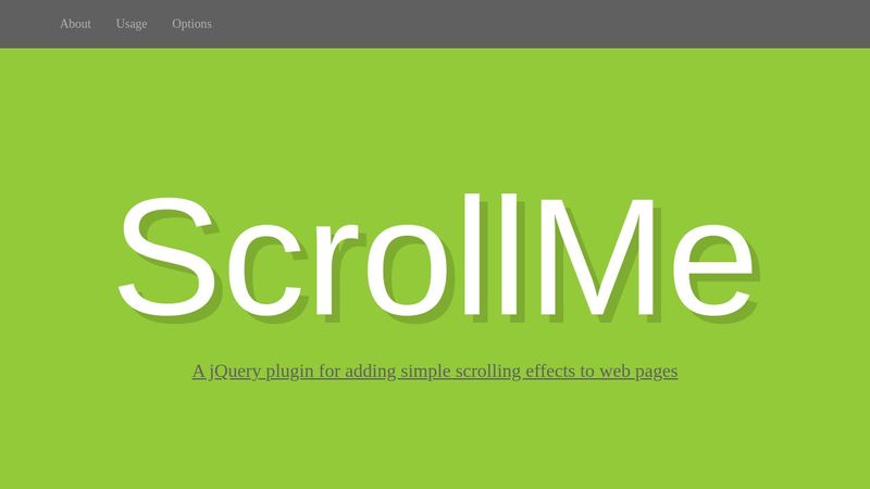 jquery滚动效果插件ScrollMe