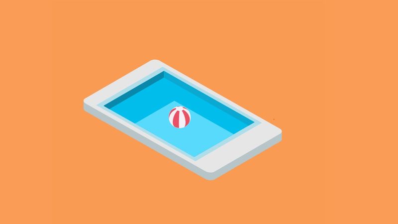 Swimming pool animation