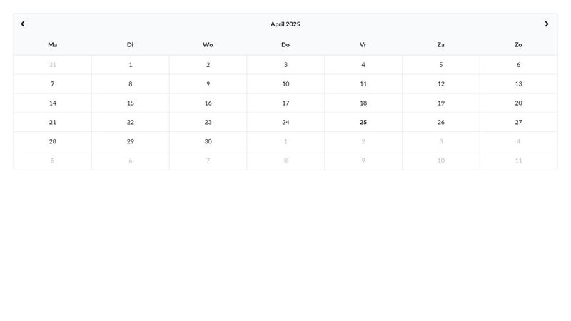 Semantic UI Calendar