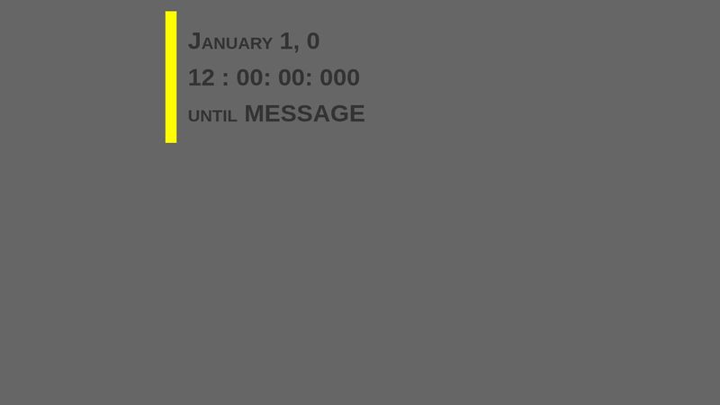 Javascript Clock with Milliseconds