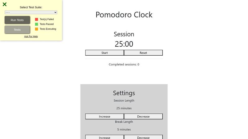 Build a Pomodoro Clock