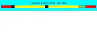 Inline Form Bootstrap