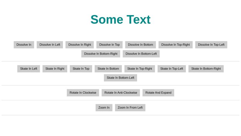 Easy CSS Animations, CSS Transitions