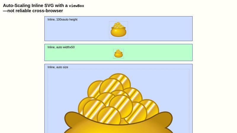 Auto-Scaling Inline SVG