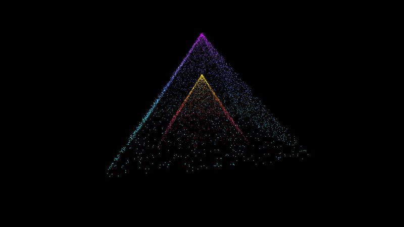 3D Pyramid Animation with Three.js