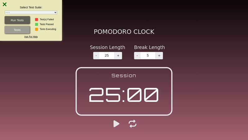 Pomodoro clock