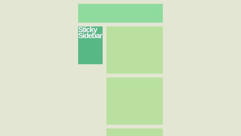 Double Sticky jQuery Sidebar