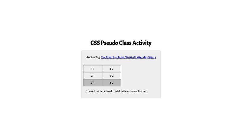 🔒 CSS Pseudo-classes Activity