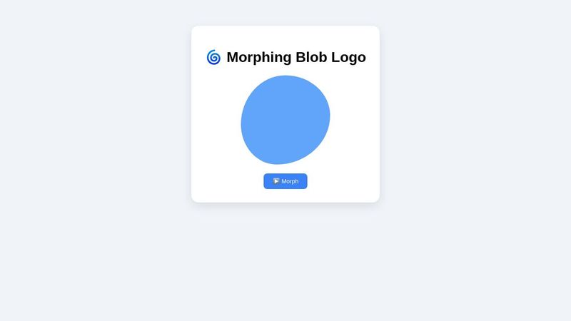 Morphing Blob Animation