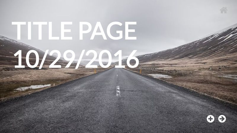 HTML5 Slide Presentation