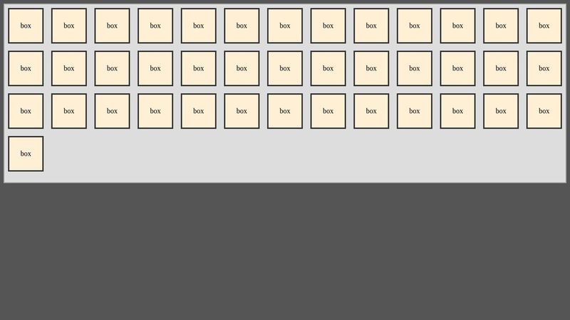 Left-align last row of flexbox using space-between