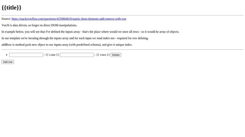 Vue.js Exercise: Indirect DOM Manipulation