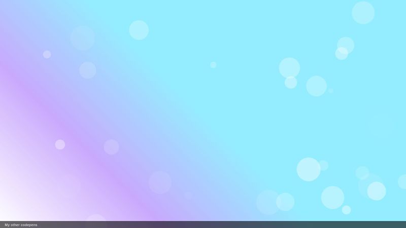 CSS Random Bubbles background