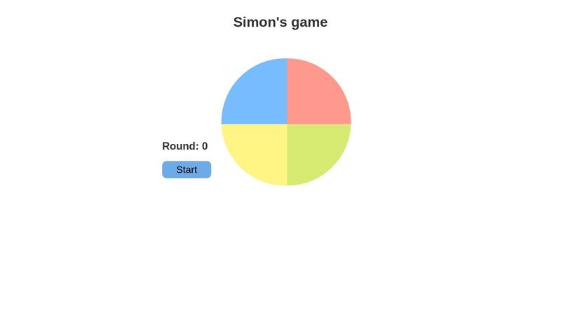 Simon's game