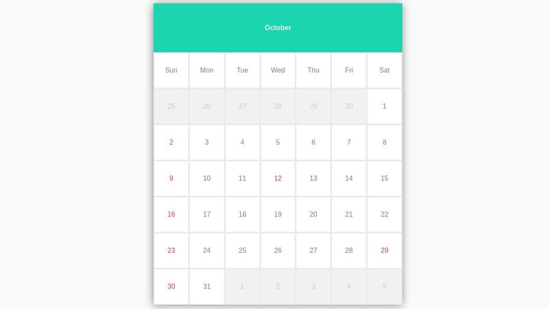 Holiday Calendar