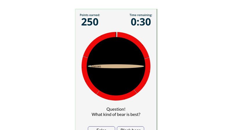 Circular countdown timer