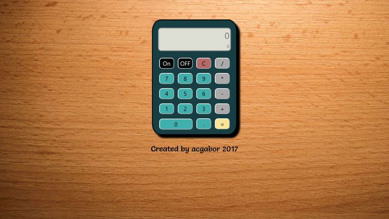 JavaScript Calculator (FCC Project)