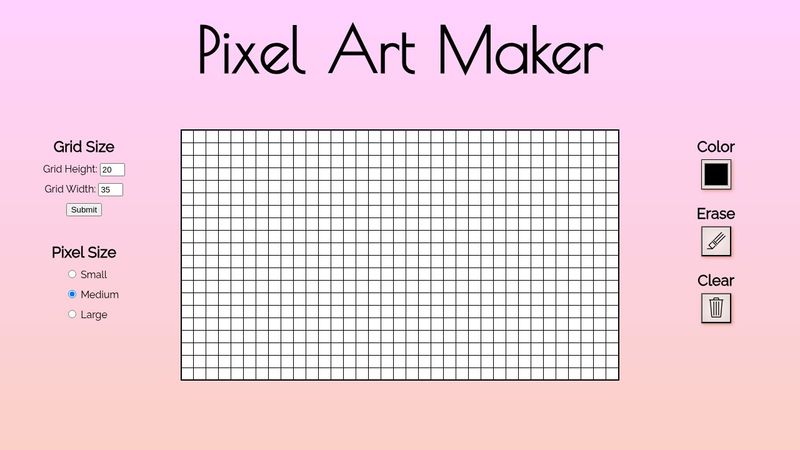 Pixel Art Maker- Udacity/GWG project