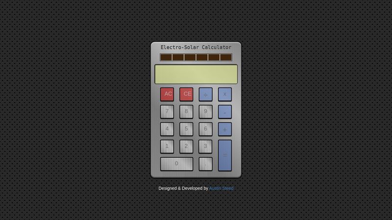 Codepen Javascript Calculator