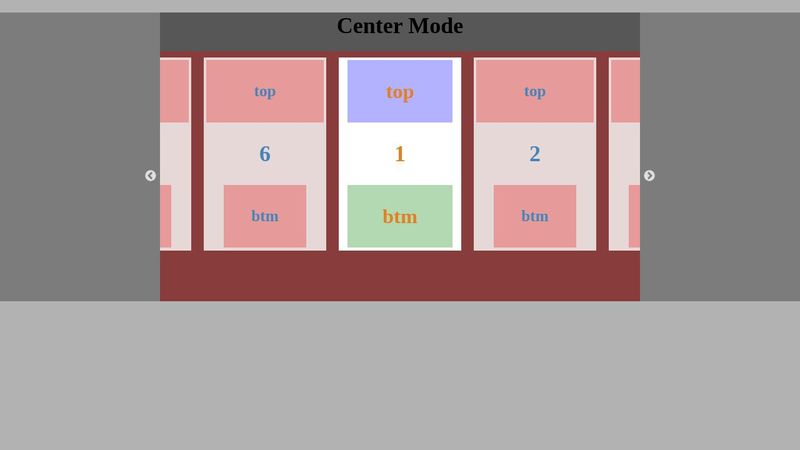 Slick.js Center Mode