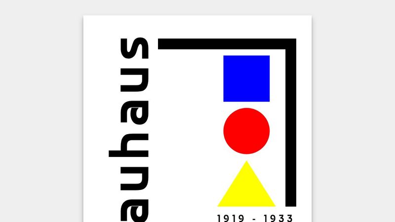 Bauhaus Inspired Style Posters in CSS