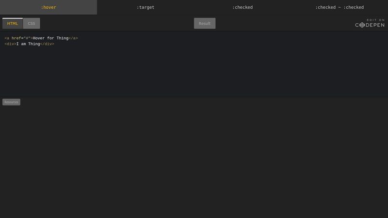 CodePen & Community: Examples 1