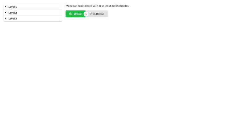 Semantic-UI Tree(Nested Accordion Menu)