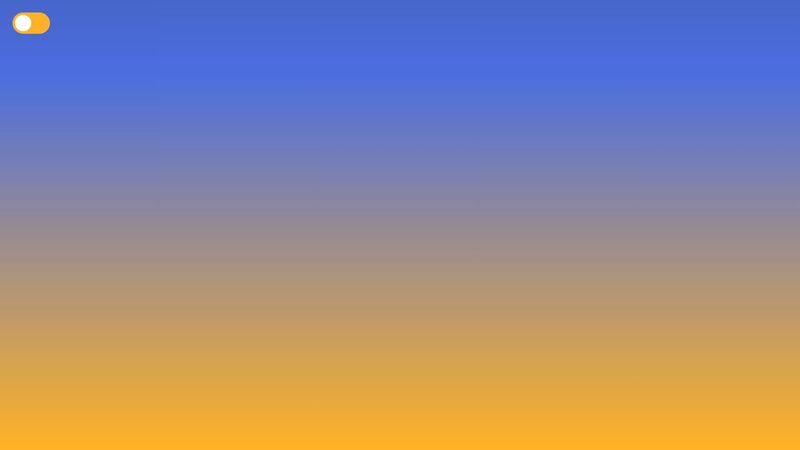 Sunset and sunrise animation with React and CSS - using linear gradients