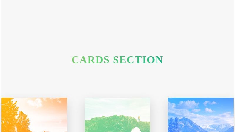 Responsive Cards Using Pure css
