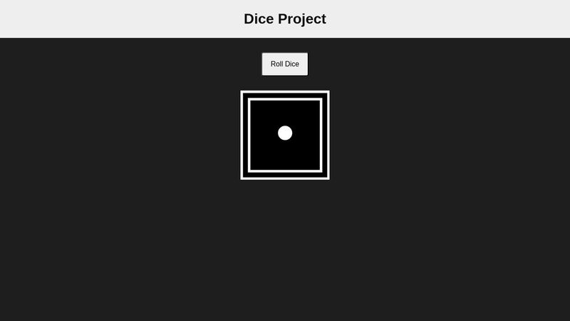 Roll Dice with JavaScript