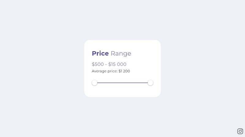 Price Range Control Vanilla JS