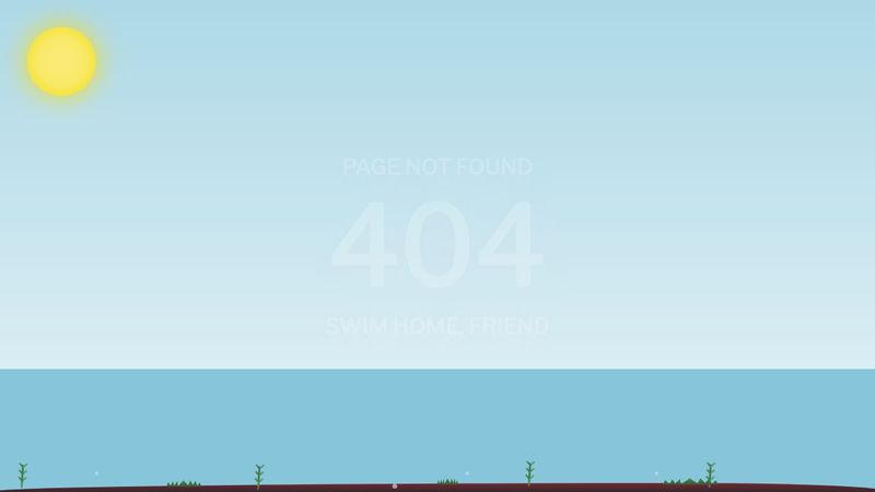Creative animated error page 404 / Only CSS