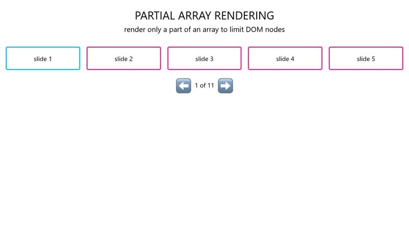 partial-array-rendering