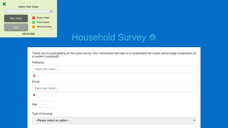 My Survey Form
