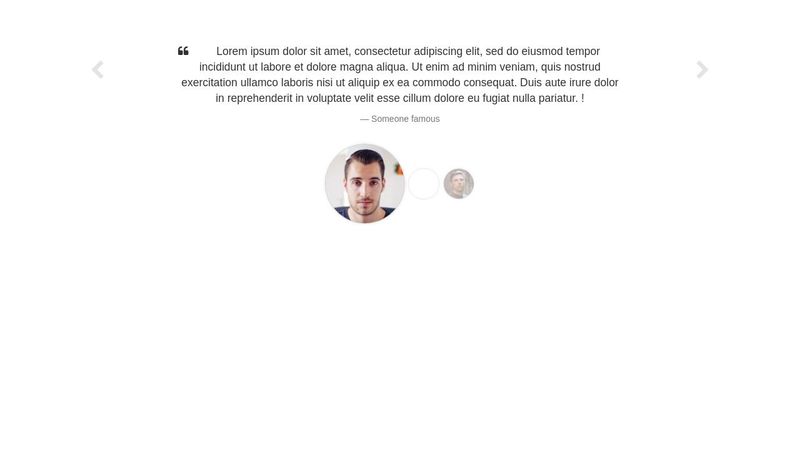 Bootstrap Testimonial Slider Example 1