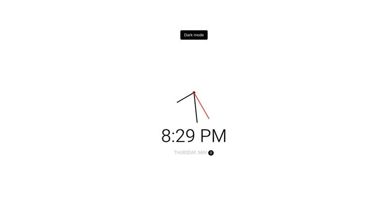 Theme Clock Digital And Analog Using Html Css And Javascript