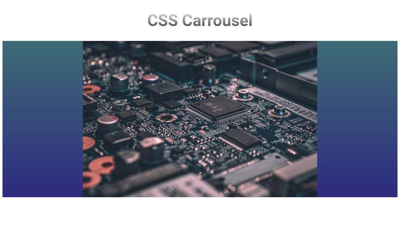 CSS Carrousel