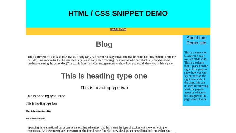 CSS Working