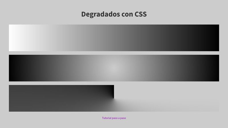 Cómo crear degradados con CSS