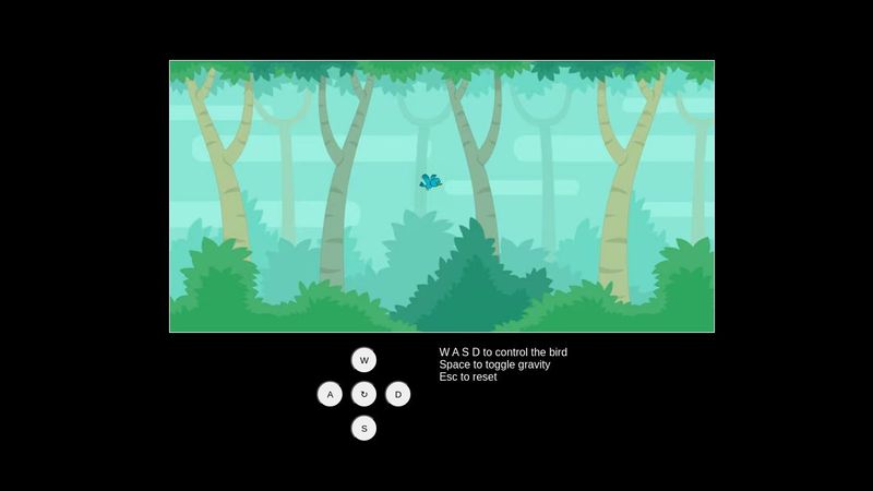 2D game physics without canvas