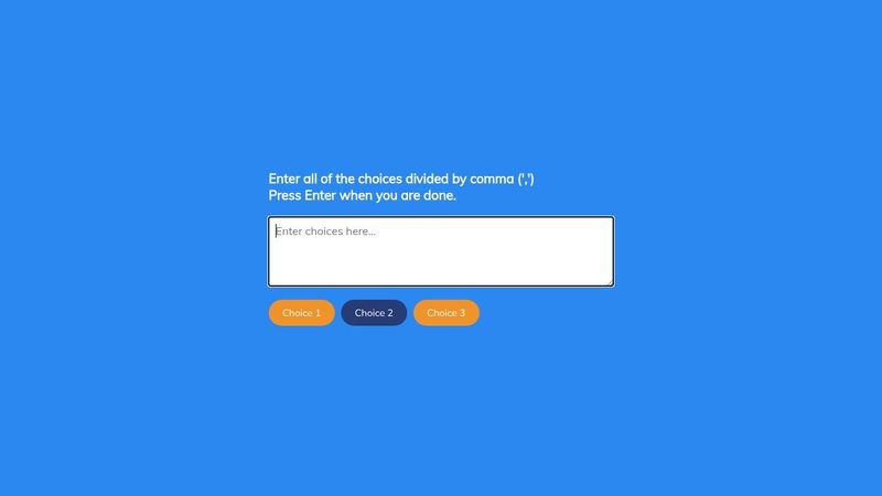 Random Choice Picker
