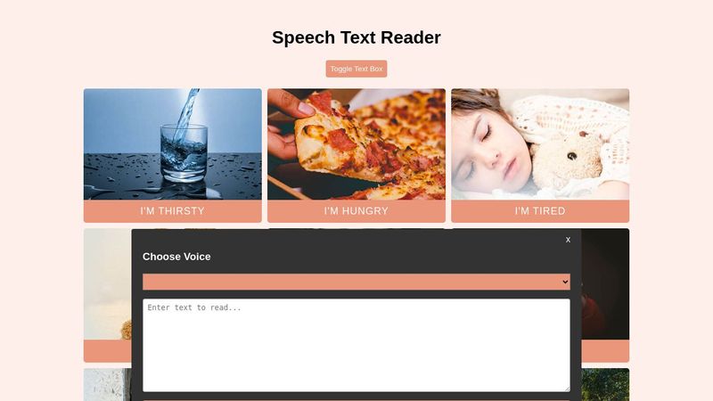 Speech Text Reader