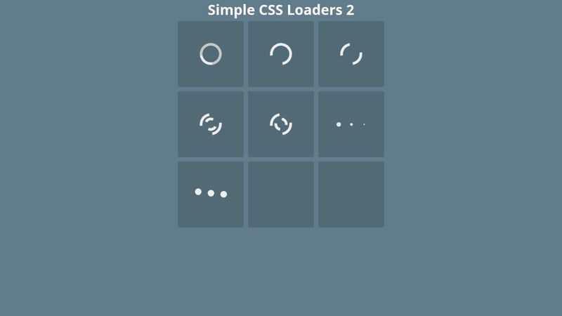 Simple CSS Loaders 2