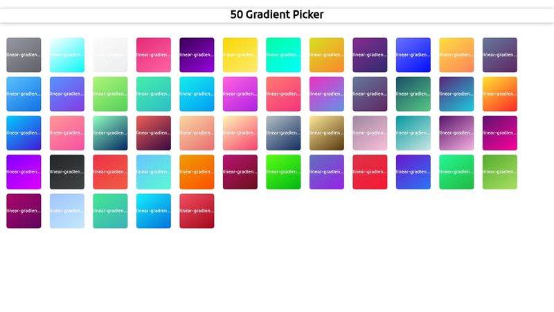 Gradient Picker