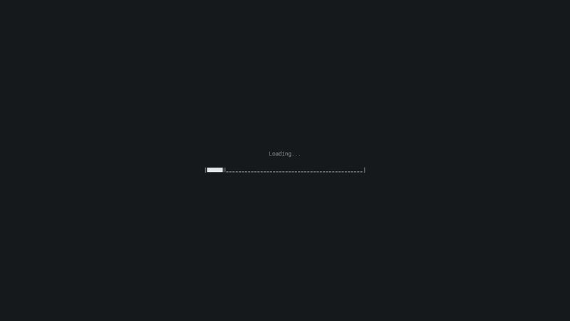 Load Screen Terminal