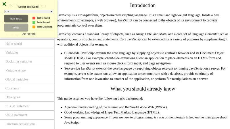 Build a Technical Documentation Page