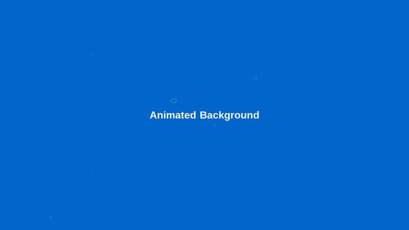 Animated Background