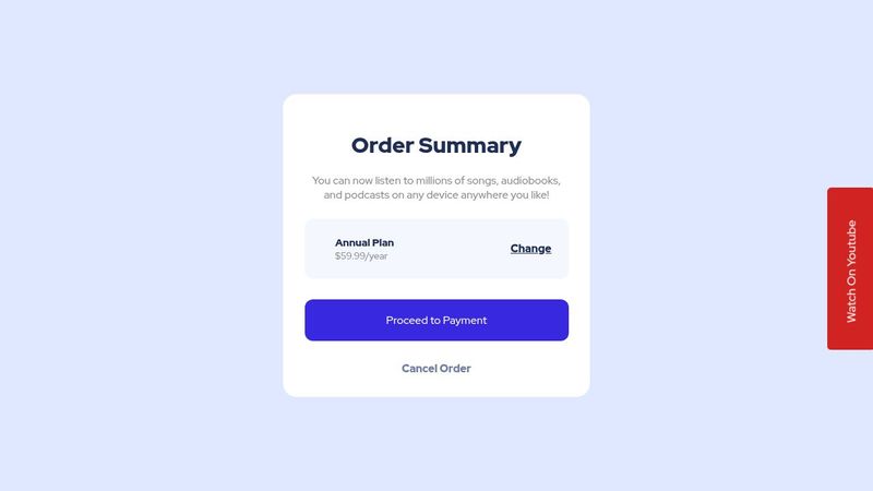 Order Summary Component | Frontend Mentor Challenge | Day 1