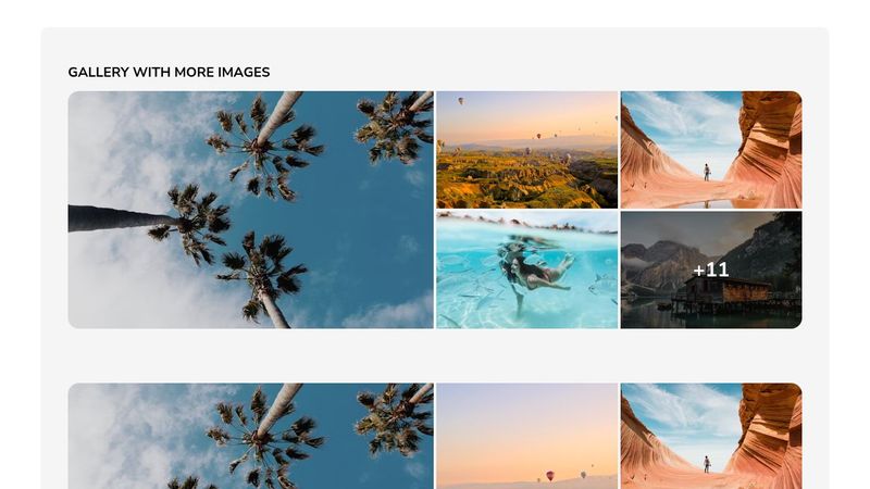 Responsive Gallery Thumbnails CSS / JS [Plug & Play]