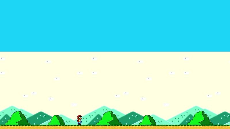 Super Mario Scrolling Background